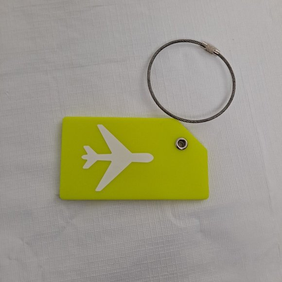 Unbranded | Other | Luggage Tags Yellow Airplane Silicone | Poshmark